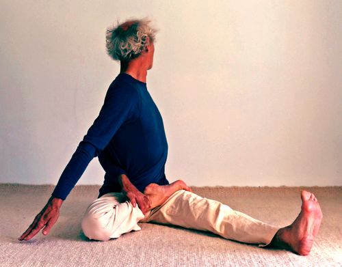 Purna Matsyendrasana - Voller Drehsitz – Yogawiki