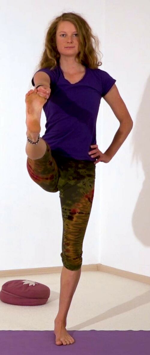 Ein Bein-Pose – Yogawiki
