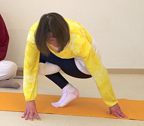 Salamba Parivritta Eka Pada Prapadasana – Yogawiki